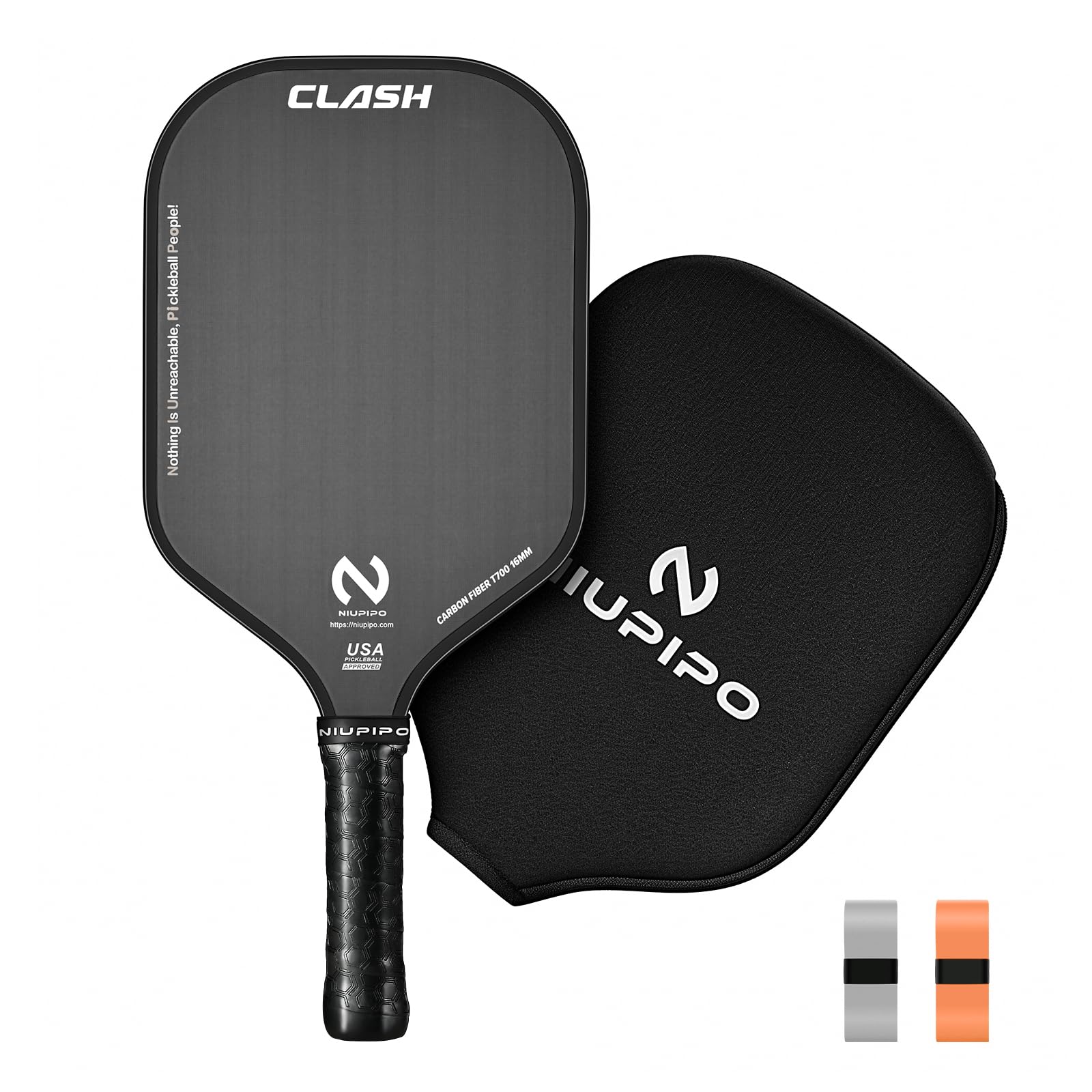 niupipo Pro Pickleball Paddle The One-Piece Design Carbon Fiber Racket